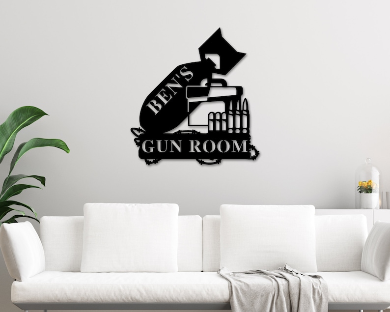Armory Sign Gun Room Sign Gun Shop Sign Shooting Range - Etsy