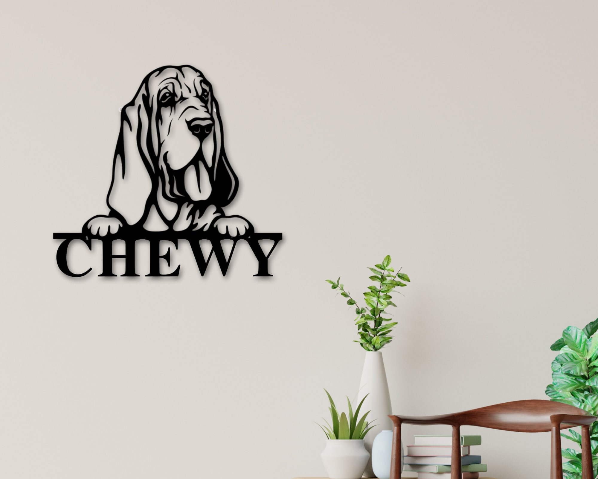 Bloodhound Dog Sign Bloodhound Metal Sign Bloodhound Name - Etsy