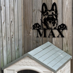 German Shepherd Dog Sign, German Shepherd Metal Sign, German Shepherd ...
