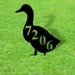Duck Address Sign Duck House Sign Duck Themed Address Steel - Etsy