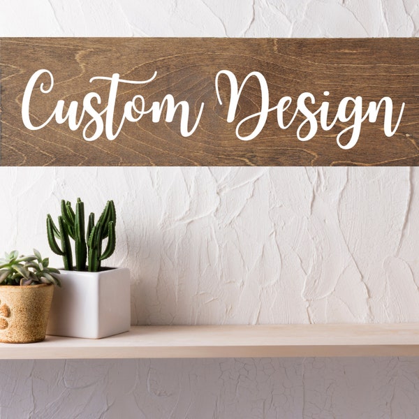 Wood Plank Signs - Etsy