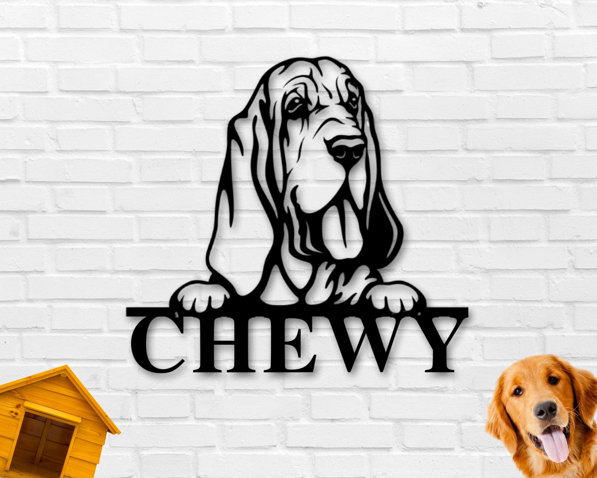 Custom Address Sign Dog Sign Dog Address Sign Metal sign | Etsy