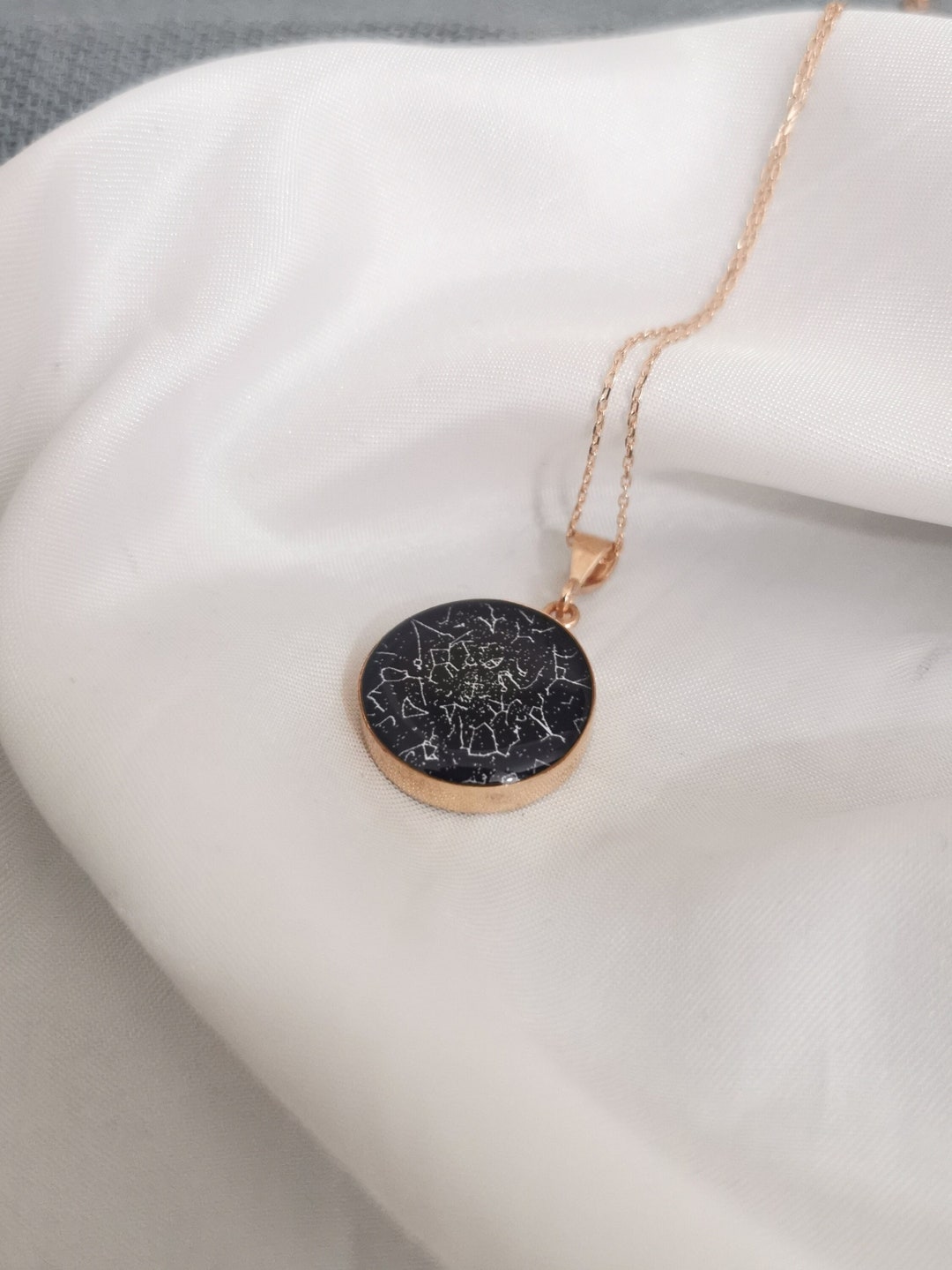 Custom Star Map Necklace • Sky Map Pendant • Star Map by Date ...