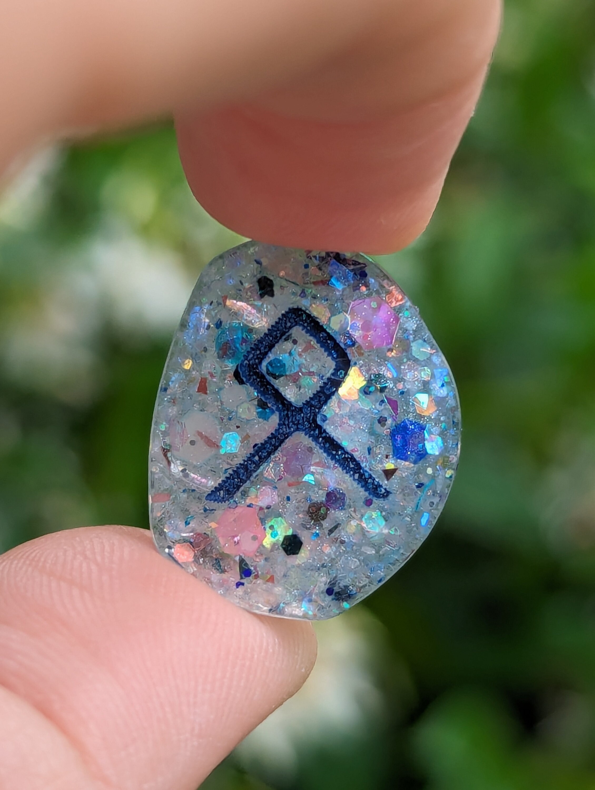 Elder Futhark Rune Stones Prismatic Frost - Etsy