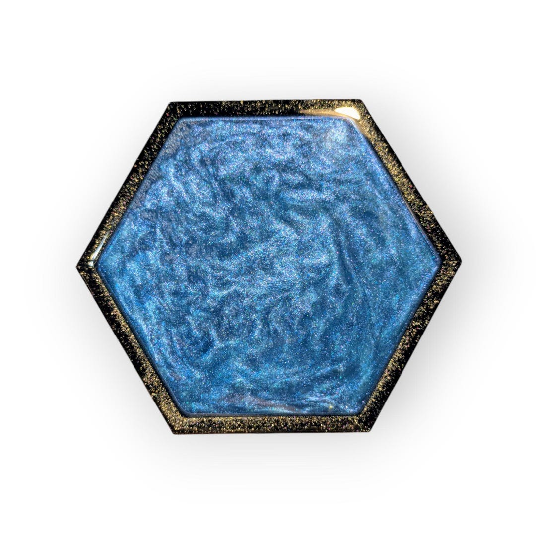 Customizable Large Hexagon Resin Shaker - Etsy