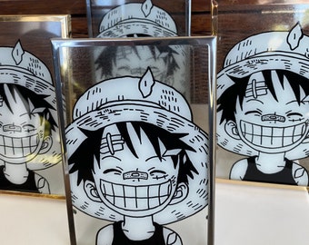 Luffy Glass Painting - Etsy