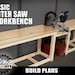 Basic Workbench BUNDLE! / Table Saw Outfeed Assembly Table / Miter Saw Station / Basic Workbench ...