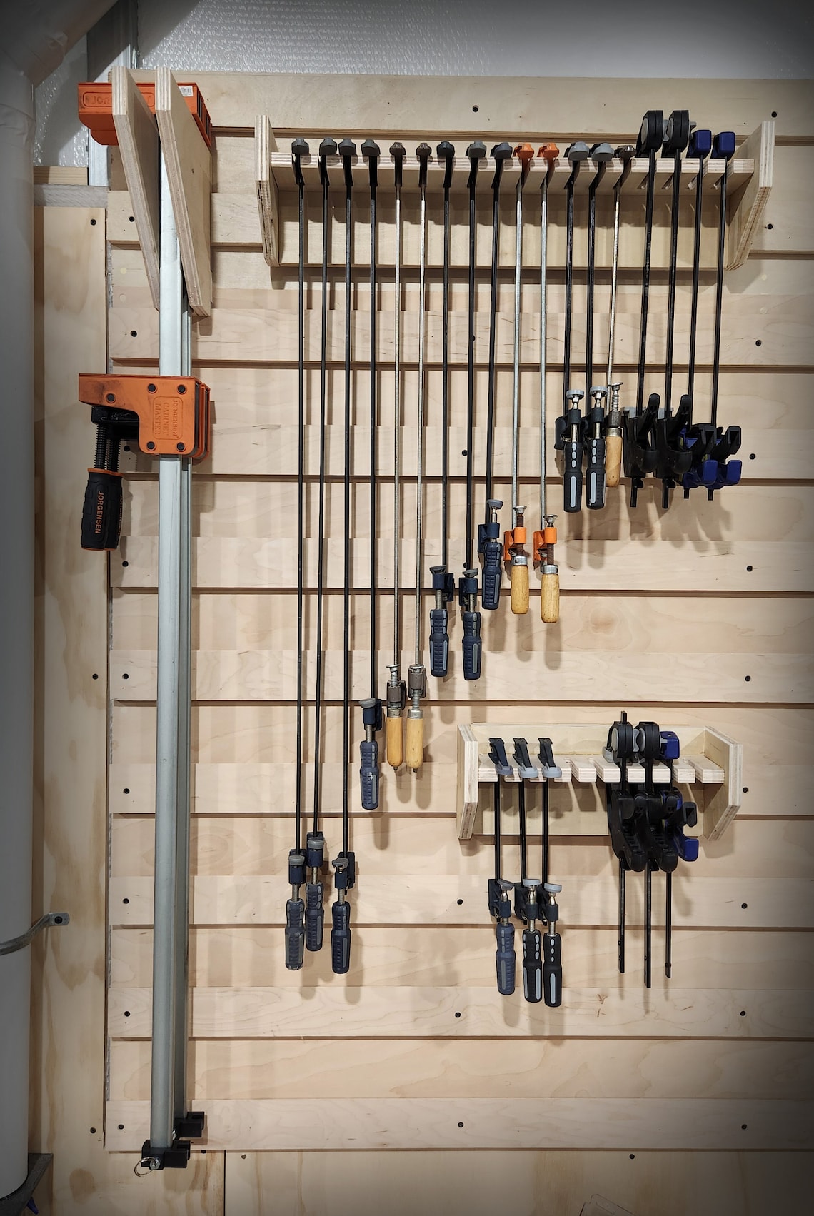 DIY French Cleat Clamp Rack Bundle - Digital Build Plans / Woodworking ...