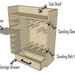 Sanding Cabinet - Digital Build Plans / Sandpaper Storage / French ...