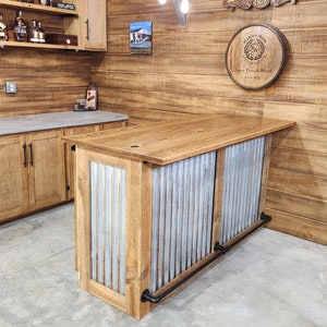 Diy Rustic Bar - DIGITAL BUILD PLANS / Man Cave / Outdoor Bar ...