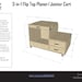 3-in-1 Flip Top Planer & Jointer Tool Cart / Woodworking / Digital ...