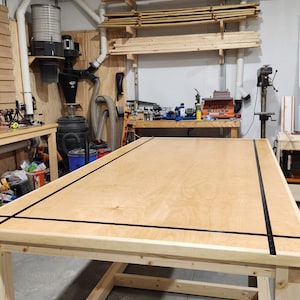 Basic Table Saw Outfeed / Assembly Table / Workbench - Digital Build ...