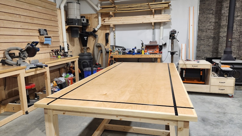 Basic Table Saw Outfeed / Assembly Table / Workbench - Digital Build ...