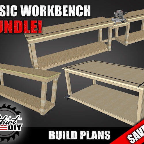 Basic Workbench BUNDLE / Table Saw Outfeed Assembly Table / - Etsy