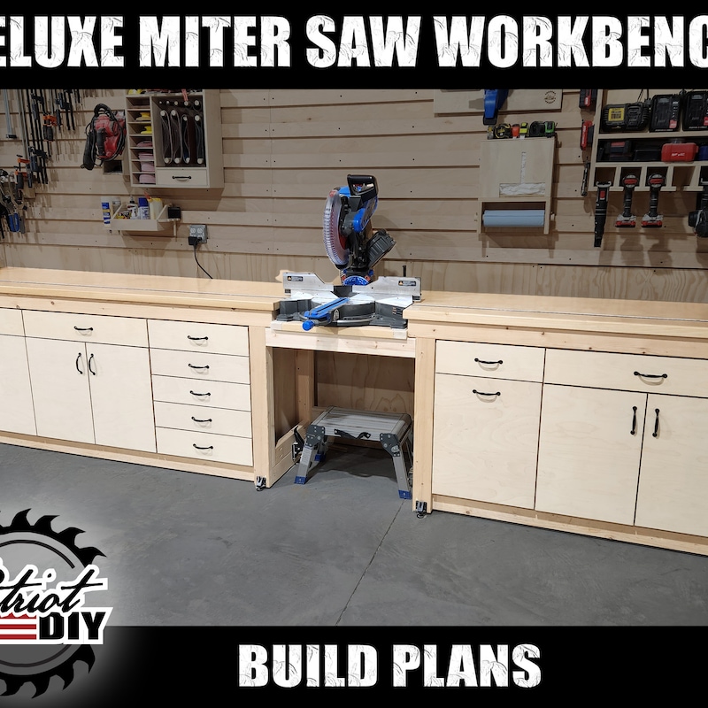 Miter Saw Station Plans - Etsy