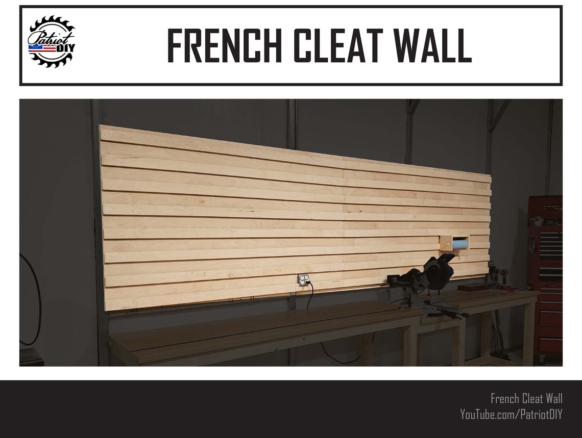 DIY French Cleat Tool Wall Digital Build Plans / Woodworking - Etsy