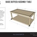 Basic Table Saw Outfeed / Assembly Table / Workbench Digital Build ...