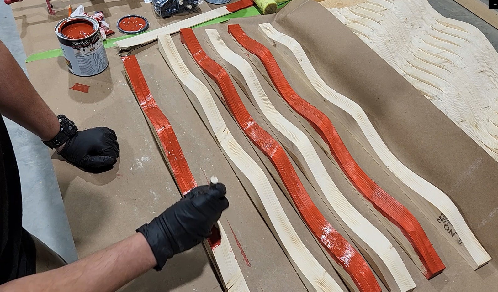 DIY Waving Wood American Flag - Digital Build Plans / Woodworking / How ...