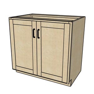 DIY Base Cabinets - Digtial Build Plans / How to Build Cabinets ...