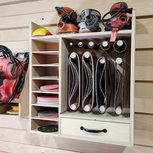 Sanding Cabinet - Digital Build Plans / Sandpaper Storage / French ...