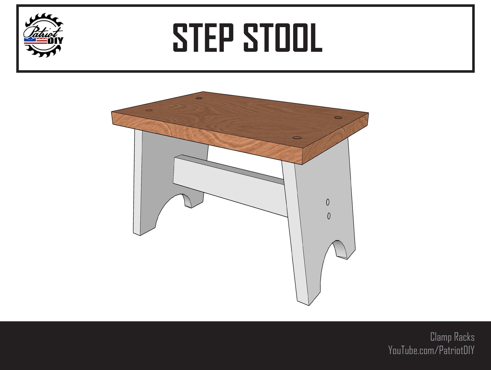 DIY Step Stool - Digital Build Plans / Beginner Woodworking - Etsy