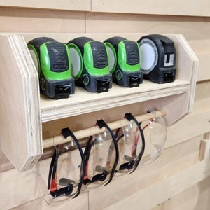 Tape Measure / Safety Glasses Holder - Digital Build Plans / French ...