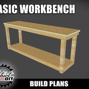 Basic Workbench BUNDLE! / Table Saw Outfeed Assembly Table / Miter Saw Station / Basic Workbench ...
