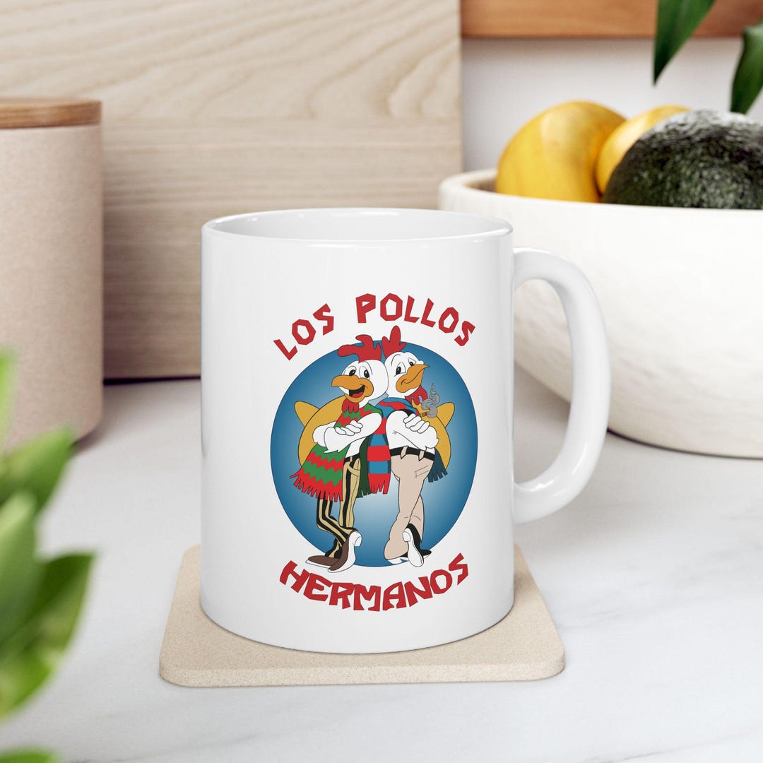 Breaking Bad Los Pollos Hermanos Mug, Breaking Bad TV Show Mug, Gus ...