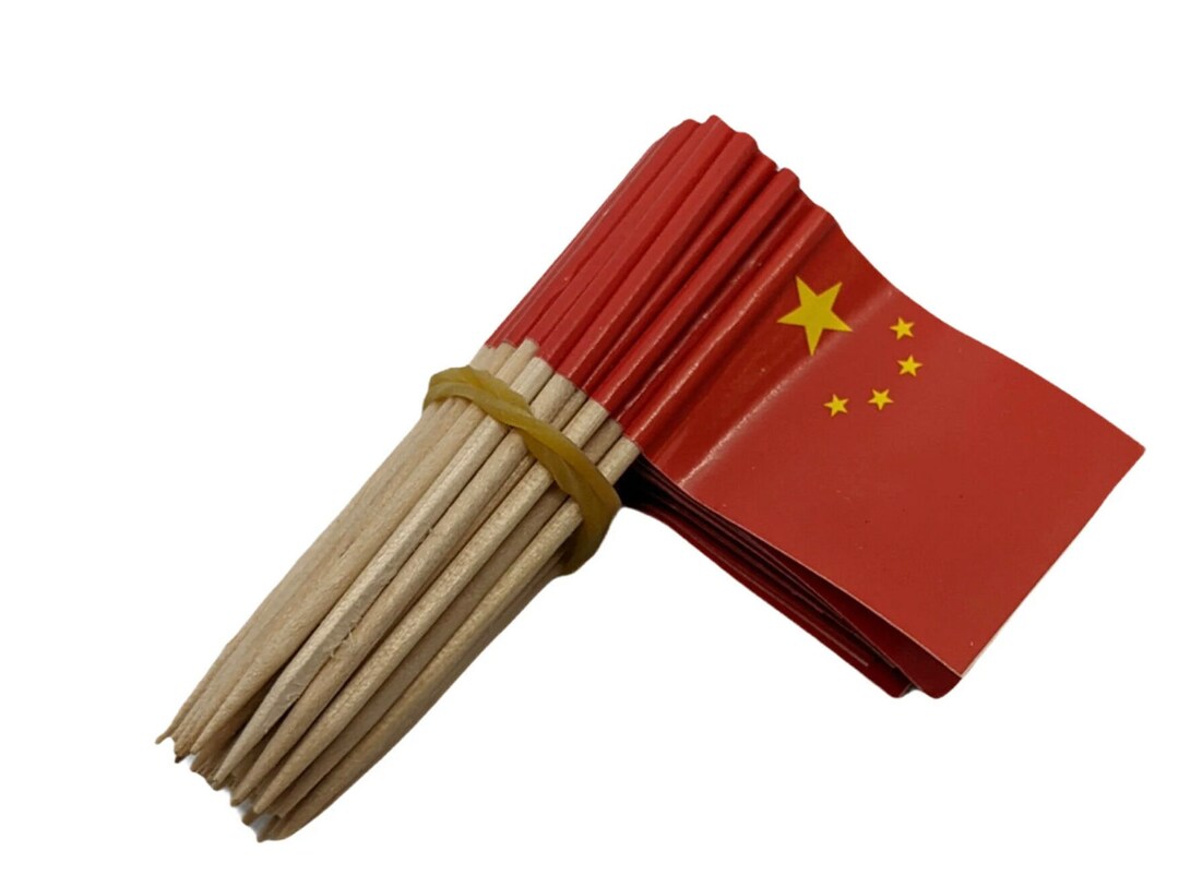 China Toothpicks MINI 50 Pieces Flags Paper Sticks Party - Etsy