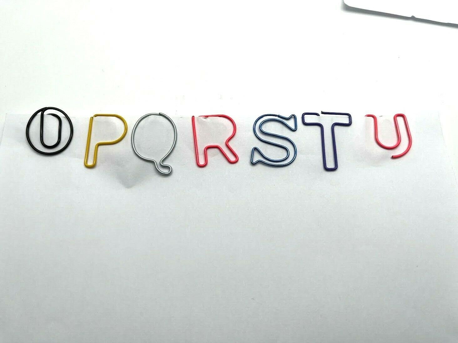 Alphabet Letter Paper Clips Clip Cute PAPERCLIPS RANDOM COLOUR | Etsy