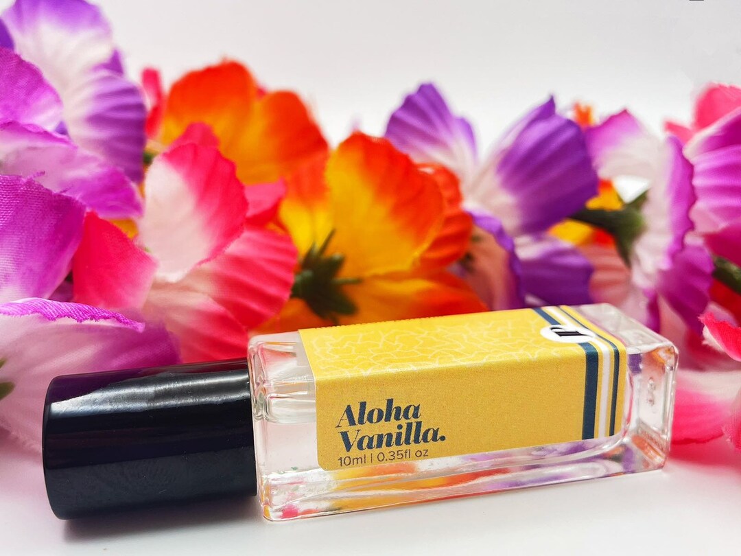 Aloha Vanilla Rollerball Perfume Oil Shimmer Perfume Oil - Etsy