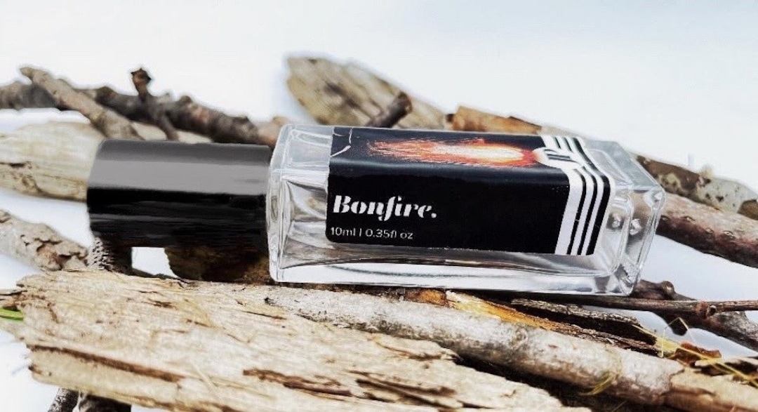 Bonfire Perfume Oil Rollerball: Smoky Campfire Scent, USA Made, Wedding ...