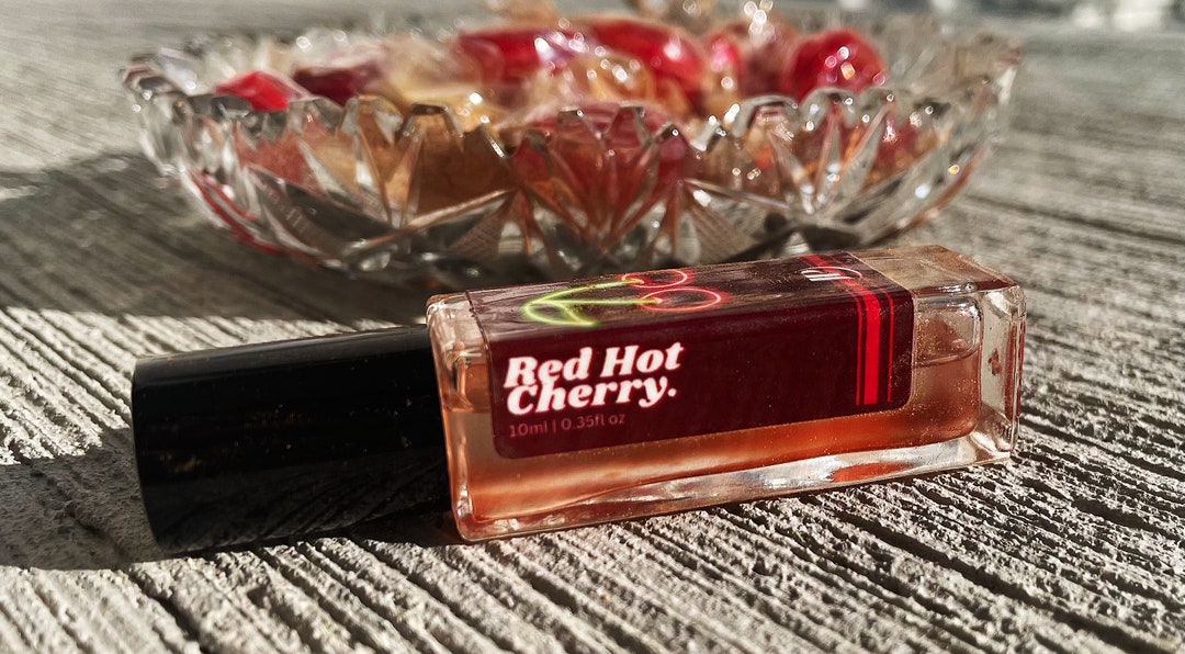 Red Hot Cherry Perfume: Smoky Cinnamon Roll-on - Etsy
