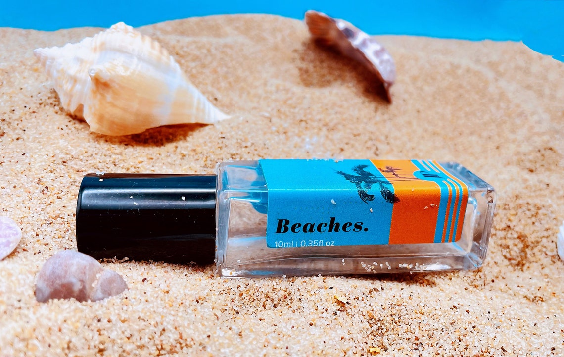 Beaches Perfume Oil: Sea Salt, Coconut, Lavender Roll-on - Etsy