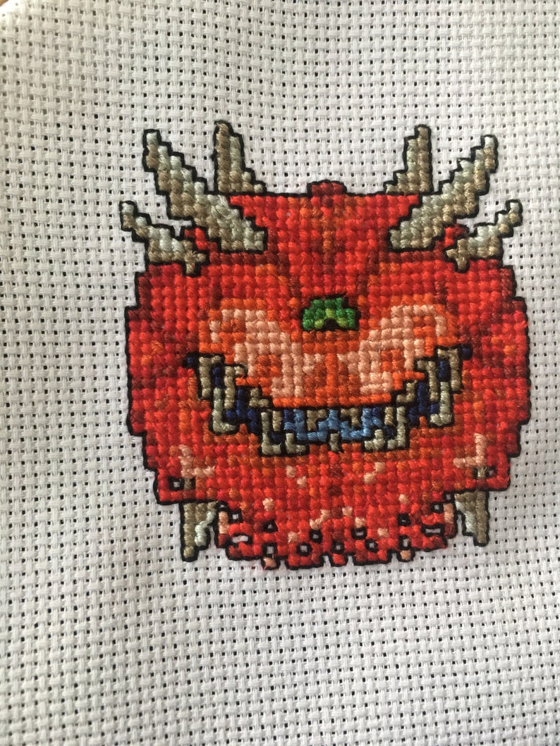 Doom Cacodemon Cross Stitch Pattern - Etsy