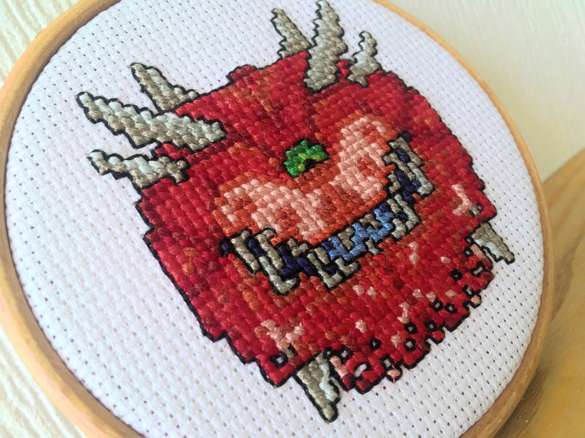 Doom Cacodemon Cross Stitch Pattern - Etsy