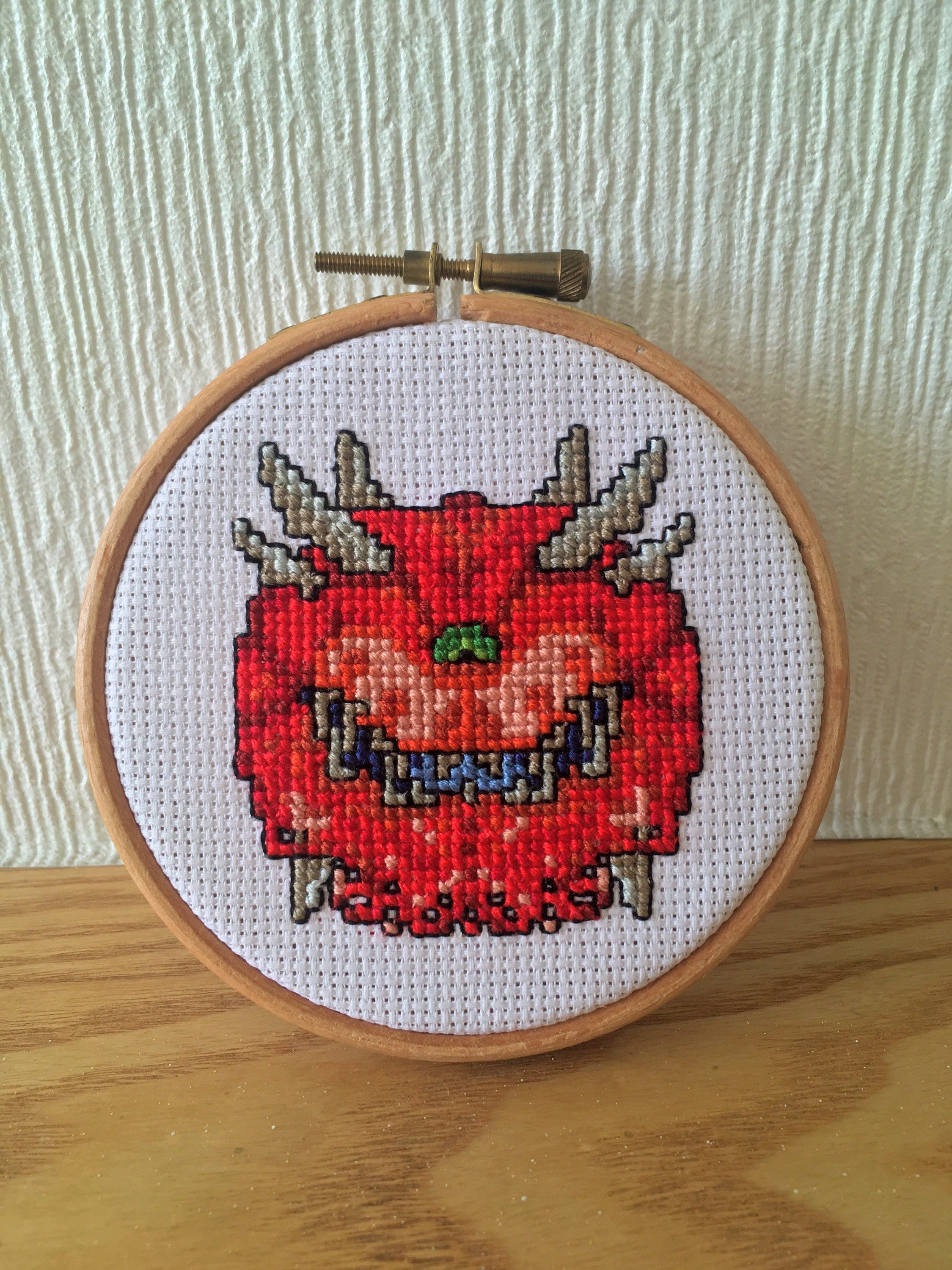 Doom Cacodemon Cross Stitch Pattern - Etsy