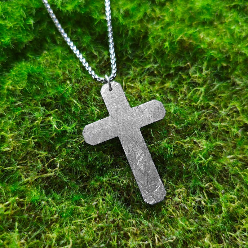 Meteorite Cross - Etsy