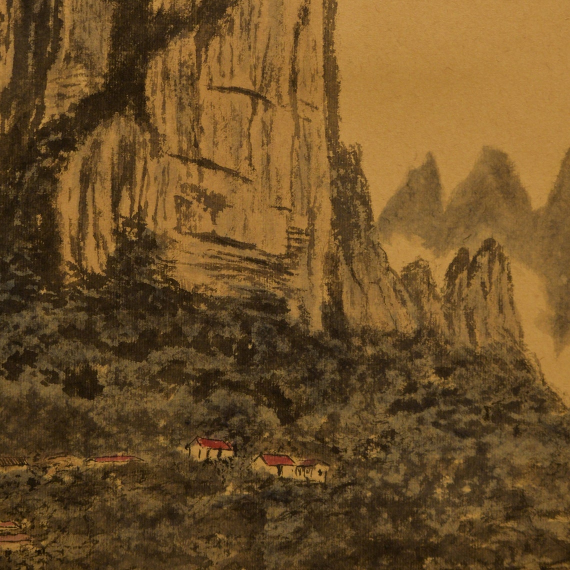 HAND Painted,chinese Landscape Painting,landscape Scroll Art ...