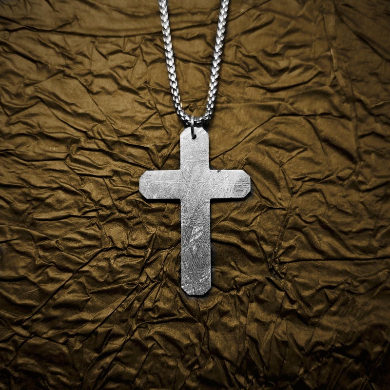 Meteorite Cross - Etsy