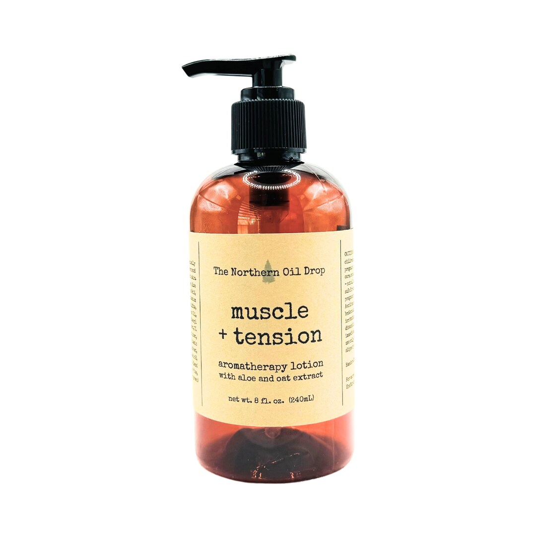 Muscle and Tension Aromatherapy Body Lotion With Essential Oil Post ...