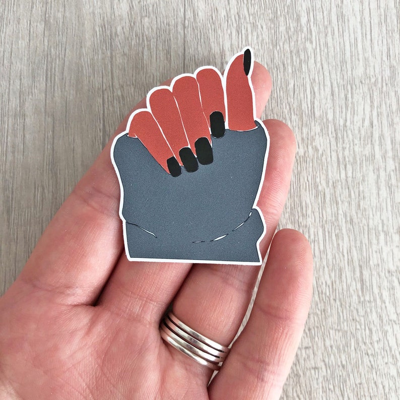 Trendy Hand Sticker, Matte Vinyl Sticker, Bullet Journal Stickers ...