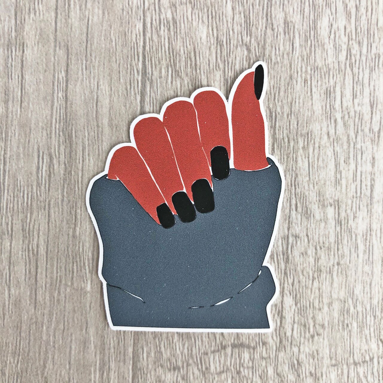 Trendy Hand Sticker, Matte Vinyl Sticker, Bullet Journal Stickers ...