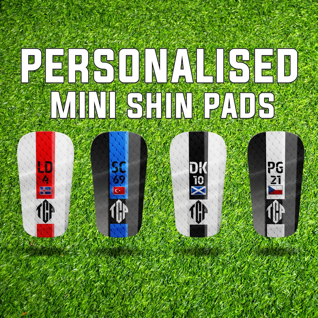 MINI Personalised Football Shinpads Custom Football Shin Guards Great ...