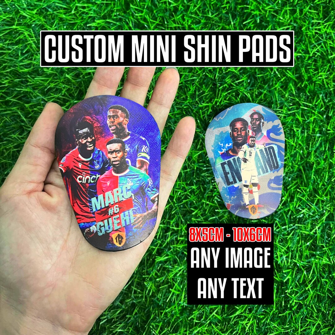 MINI Personalised Football Shinpads - Custom Football Shin Guards ...