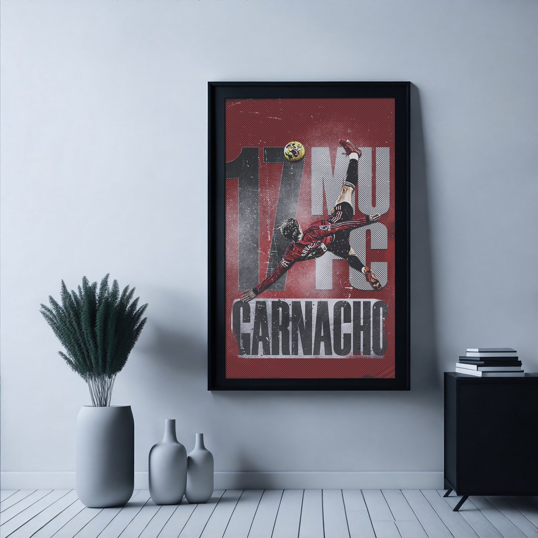 Alejandro Garnacho Poster, Manchester United Poster, Football Download ...