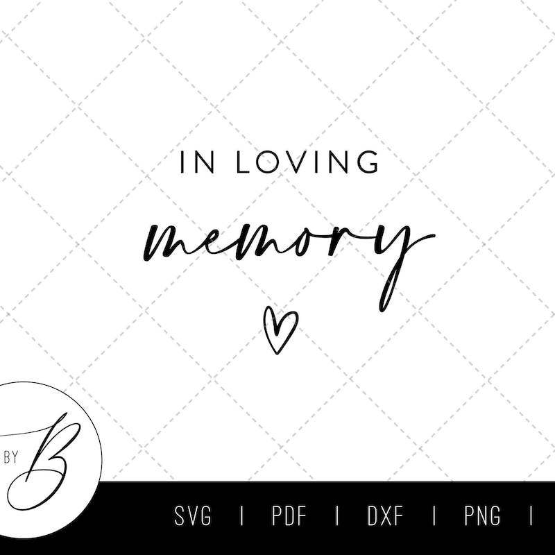 In Loving Memory Sign Vinyl - Etsy