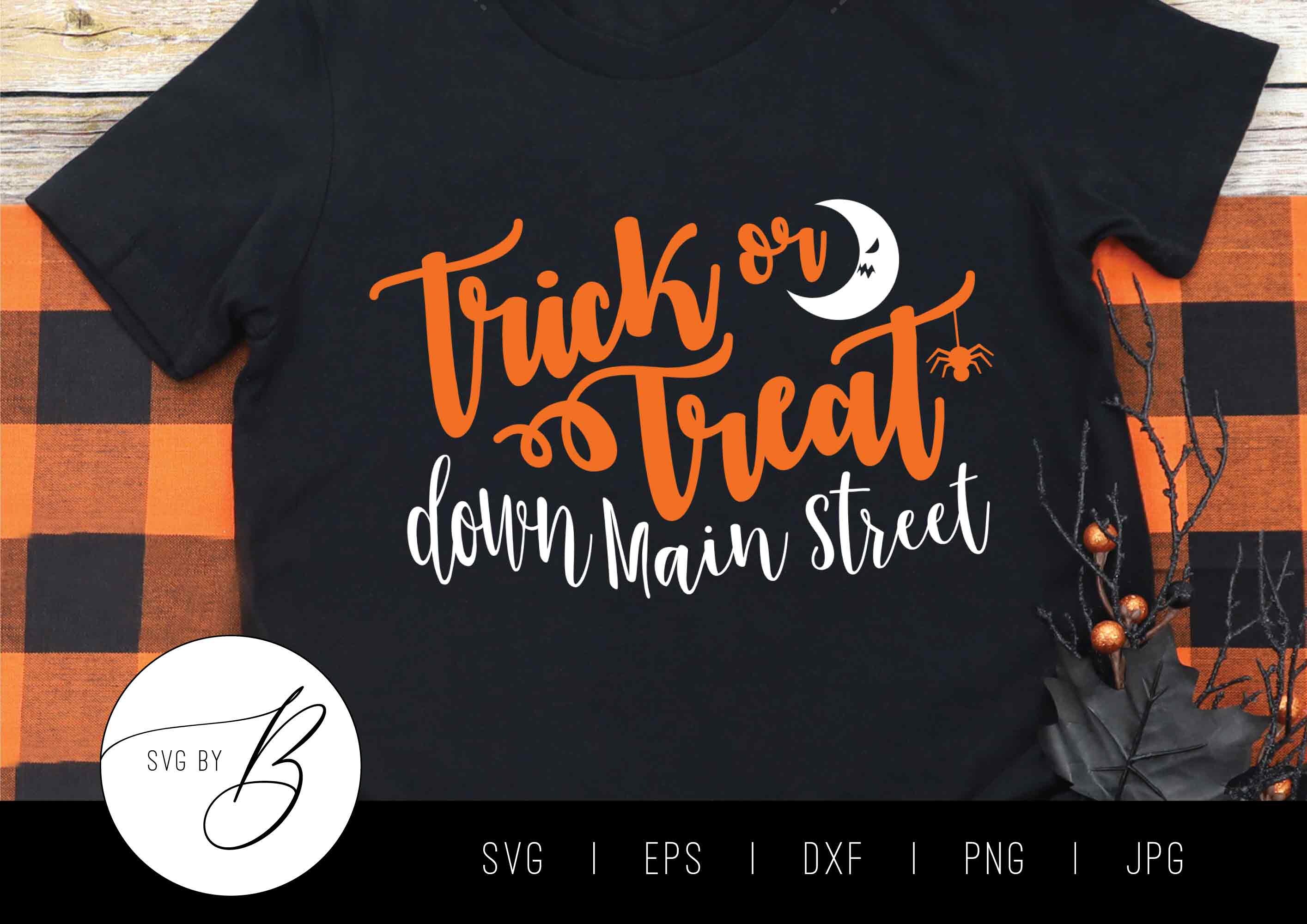 Trick or Treat Down Main Street SVG Halloween SVG Svg - Etsy
