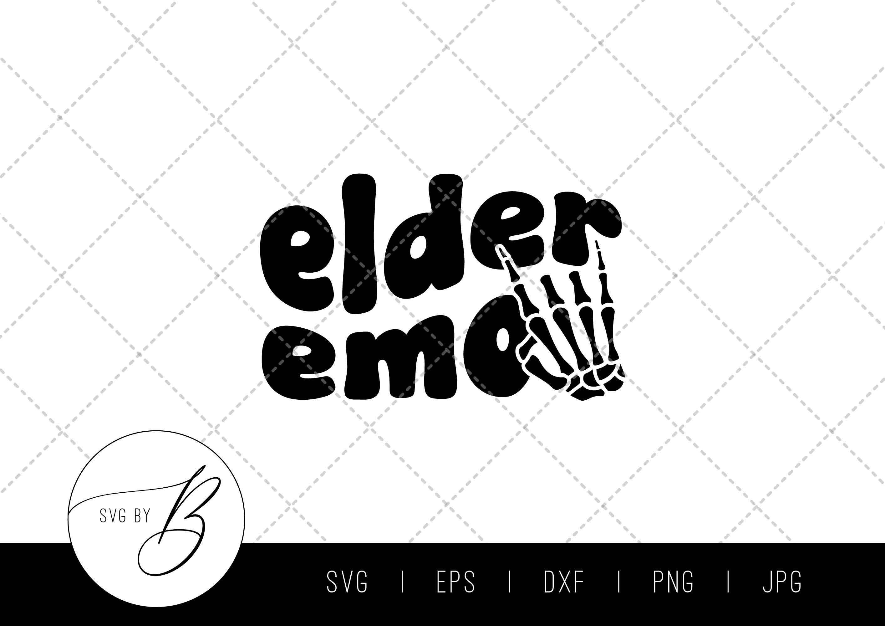 Elder Emo SVG | Skeleton Rock Hand SVG | Elder Emo, Scene, Sceneior ...