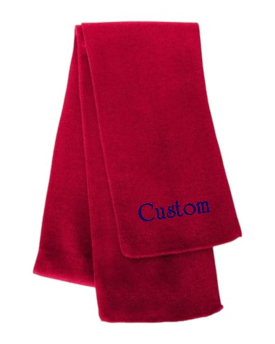 Personalized Knit Scarf With Embroidered Name or Logo; Matches Beanie ...